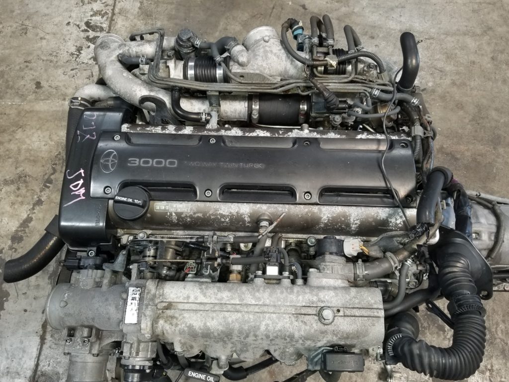 2JZGTE Non-VVTi Twin Turbo 3.0L Toyota 2JZ Engine with Automatic ...