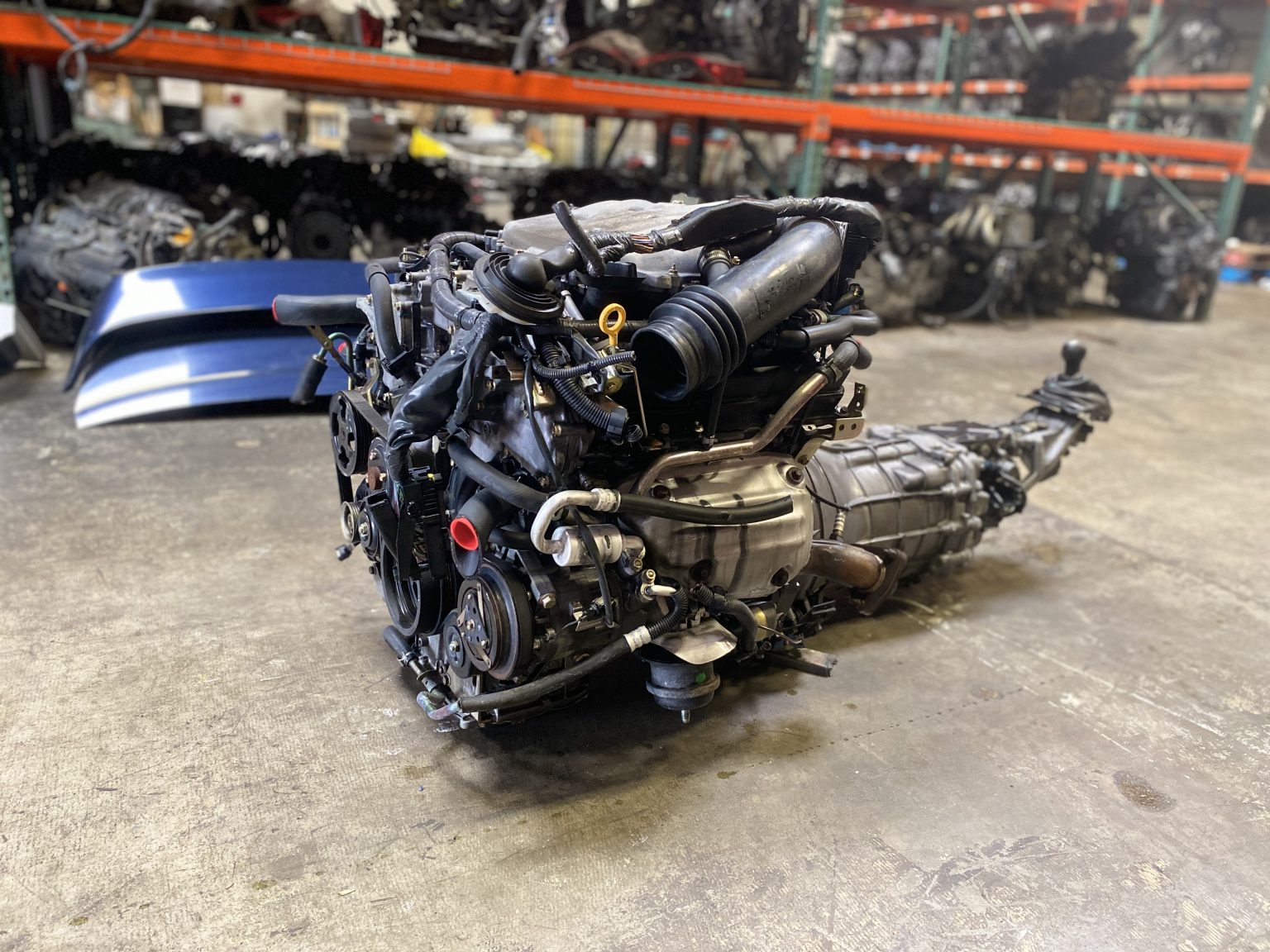 VQ35DE 2002-2005 Nissan 350Z G35 3.5L V6 Engine with 6 Speed Manual ...